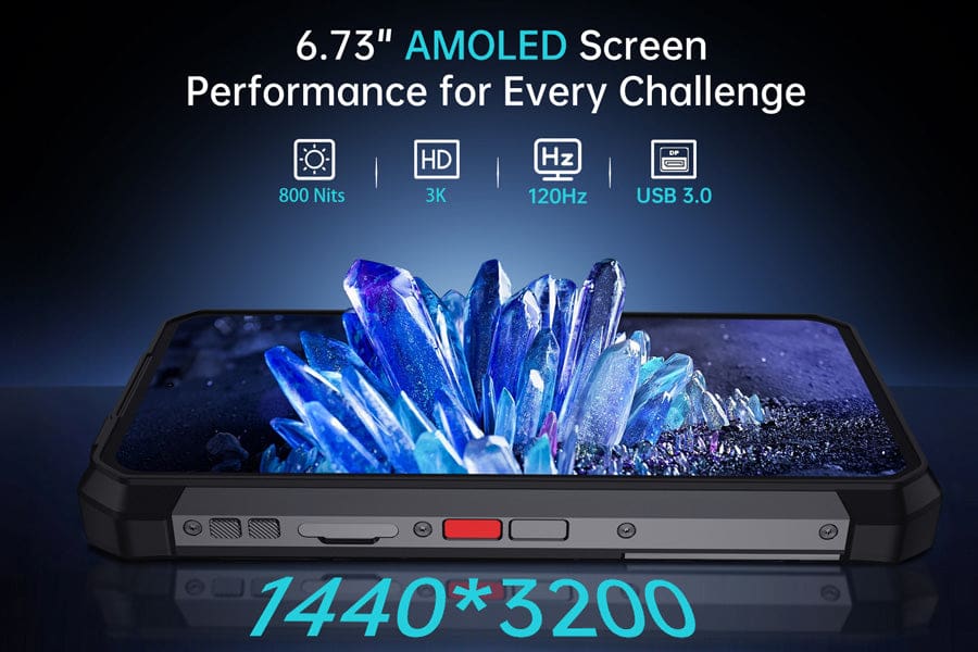 Unihertz 8849 Shark 3 5G Rugged 6.79" AMOLED Screen 16GB + 512GB Dimensity 8300 11600mAh Noco.co ...