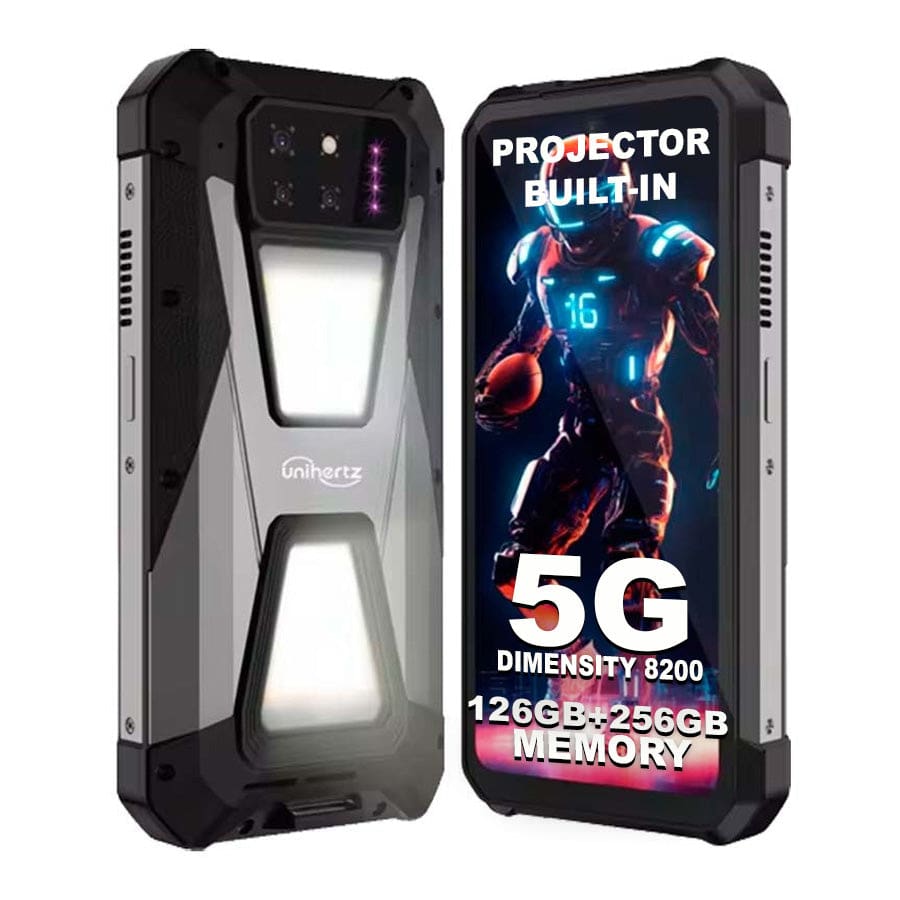 Unihertz 8849 Tank 3S 5G Rugged DLP Projector Built-In 12GB + 256GB 15600mAh Dimensity 8200 – NOCO