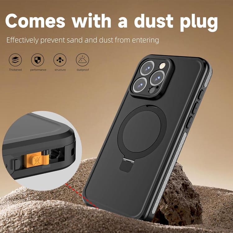 Apple iPhone 15 Pro Max RedPepper MagSafe With Metal Ring Waterproof Full Cover Noco.co.nz – NOCO