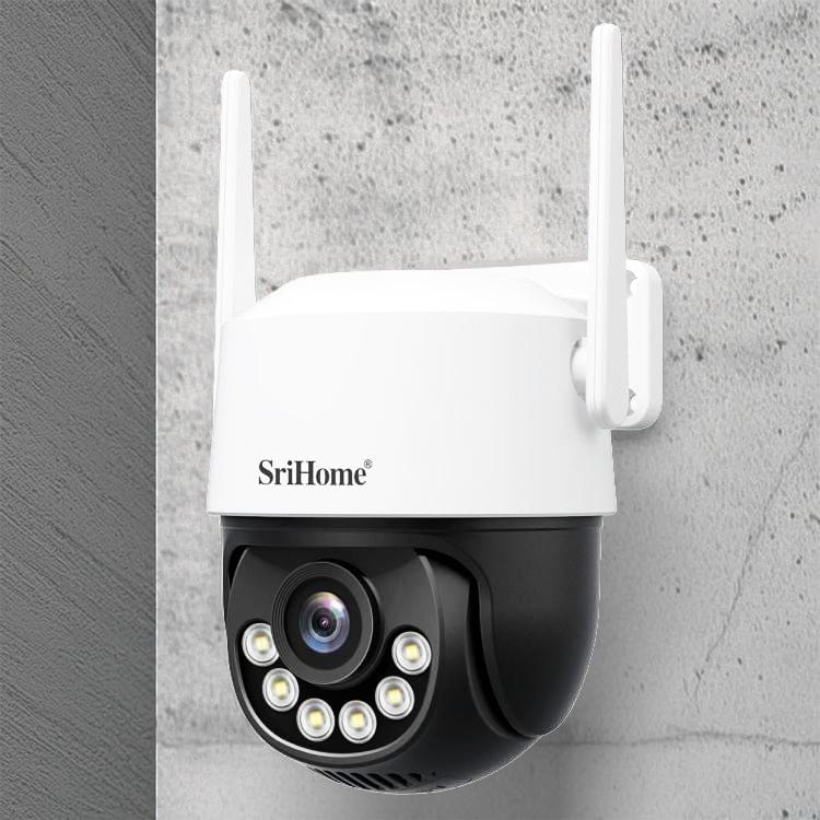 Srihome SH072 4K 8MP PTZ Security Camera | AI Auto-Tracking Dual-Band ...
