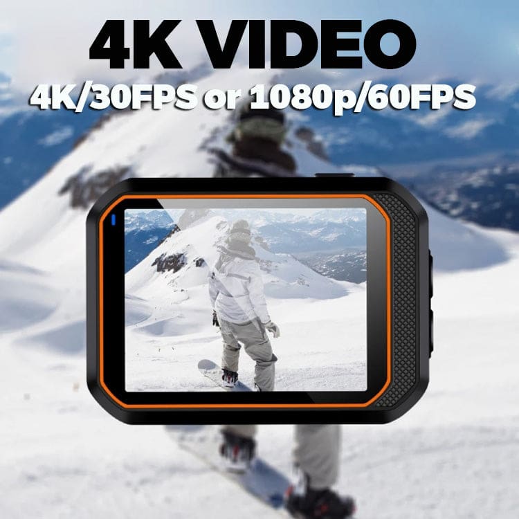 Viran 4K Wi-Fi Action Cam Dash Cam Sony Lens IP68 Mount Kit Wi-Fi Noco ...