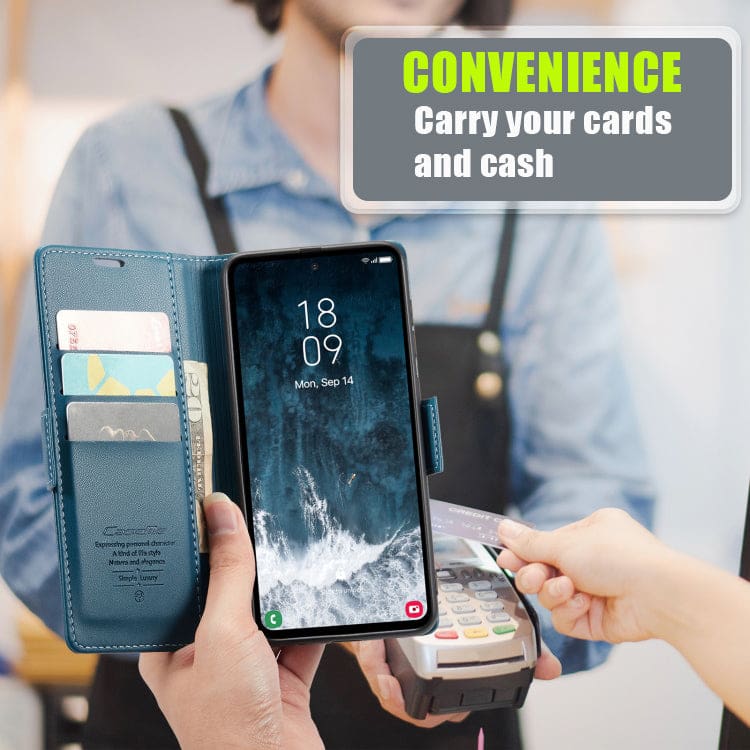 Samsung Galaxy S23 FE CaseMe 023 Wallet Flip Cover RFID Protection Card ...