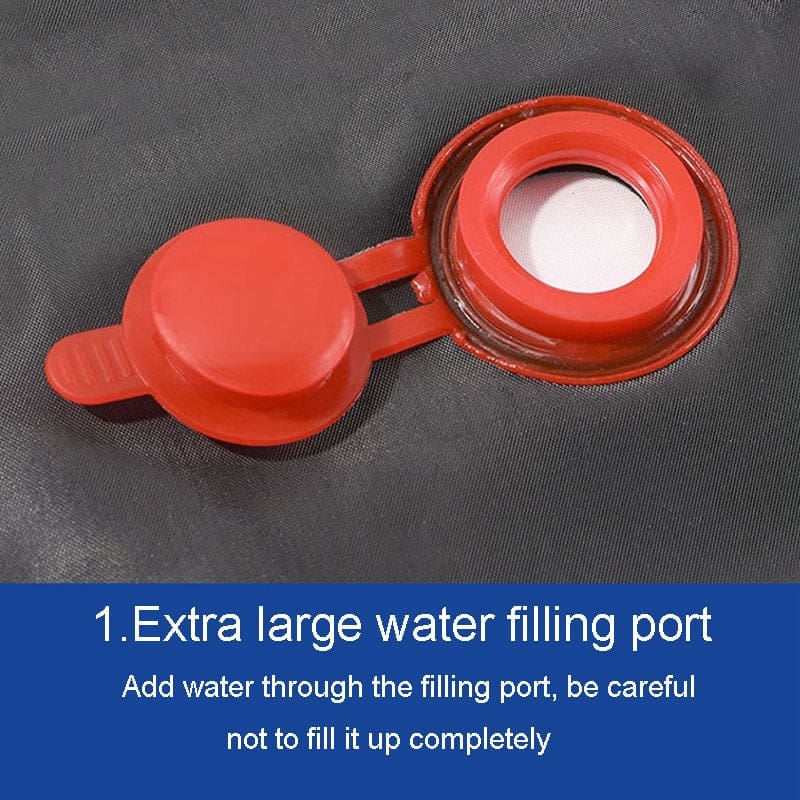 25L Outdoor Solar Camping Shower – Portable Solar-Heated and Easy to ...