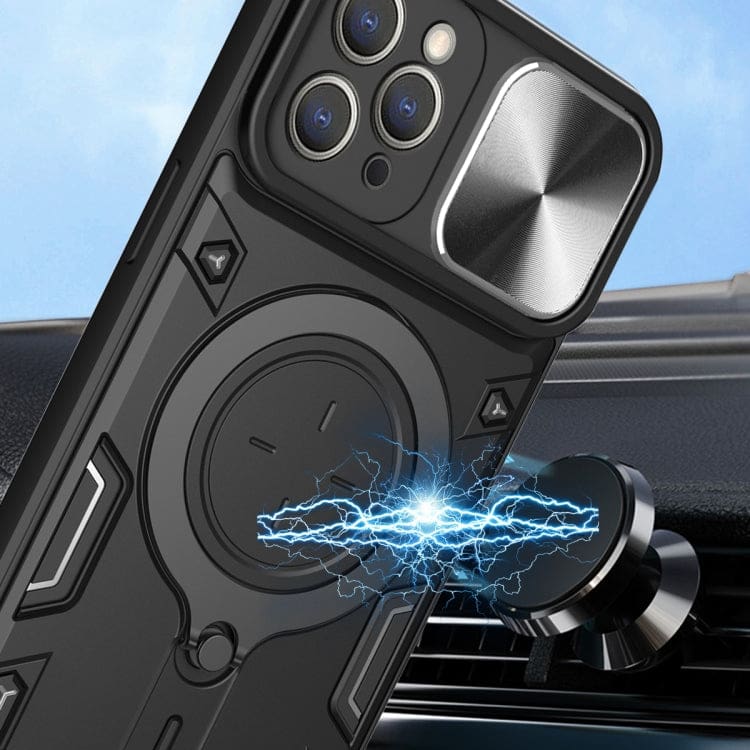 Apple iPhone 13 Pro Hybrid Camera Shield Rugged Ring Protective Cover ...