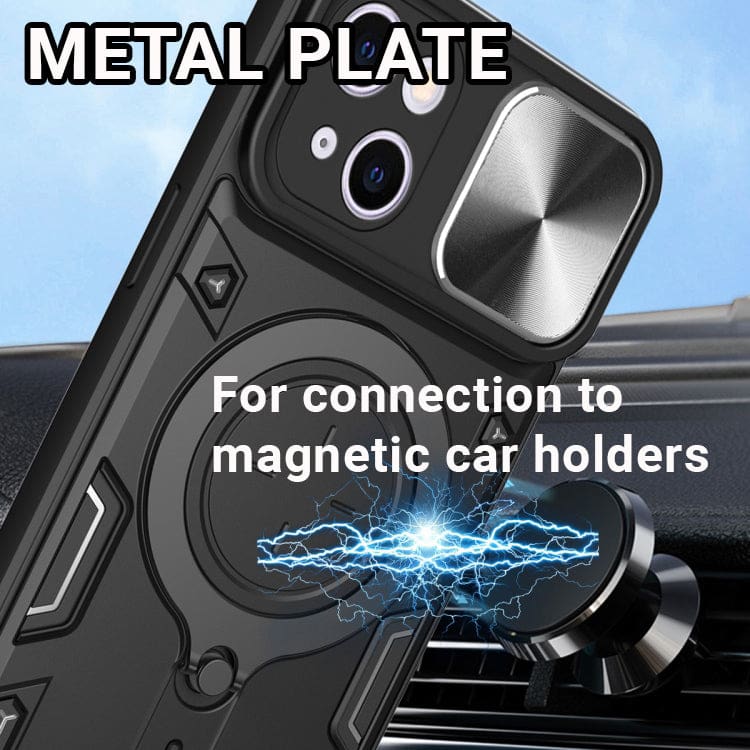 Apple iPhone 16 Pro Hybrid Camera Shield Rugged Ring Protective Cover ...