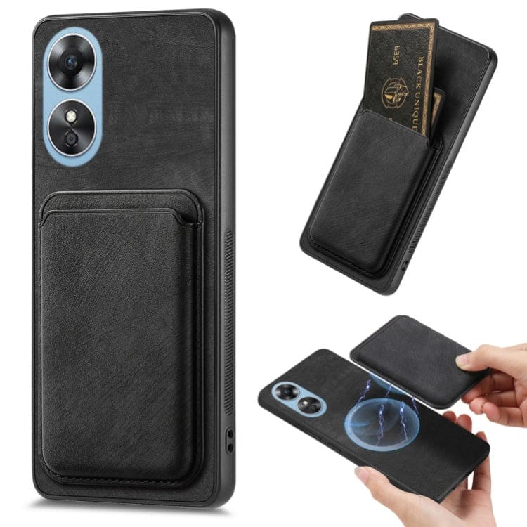 Oppo A17 Smooth Leather Magsafe Cover with Removable Card Wallet Noco ...