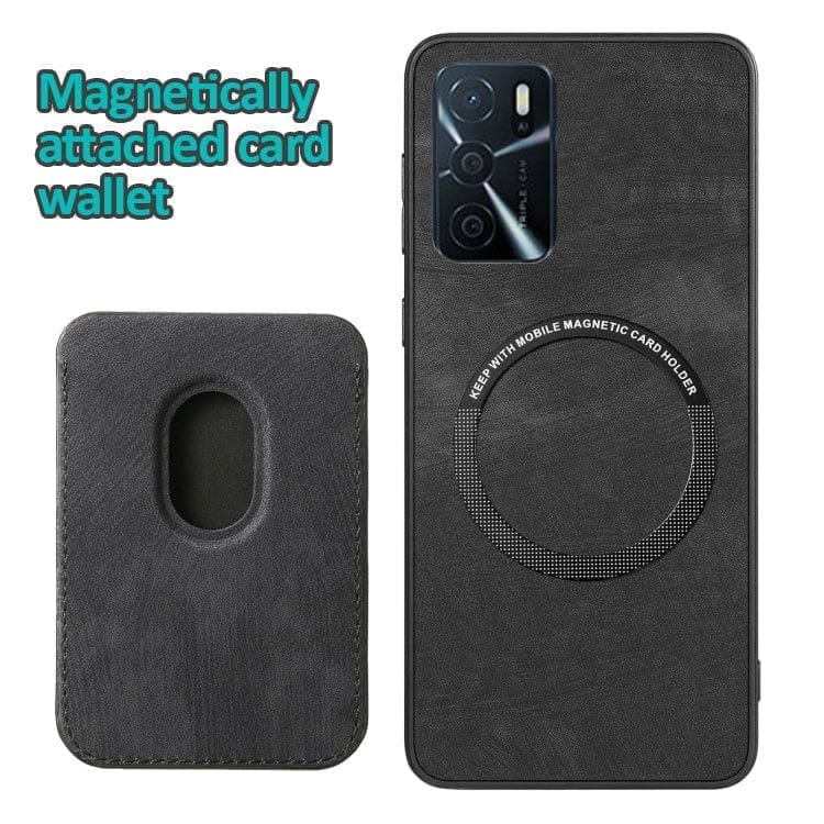 Oppo Reno 10 5G Smooth Leather Magsafe Cover with Removable Card Wallet ...