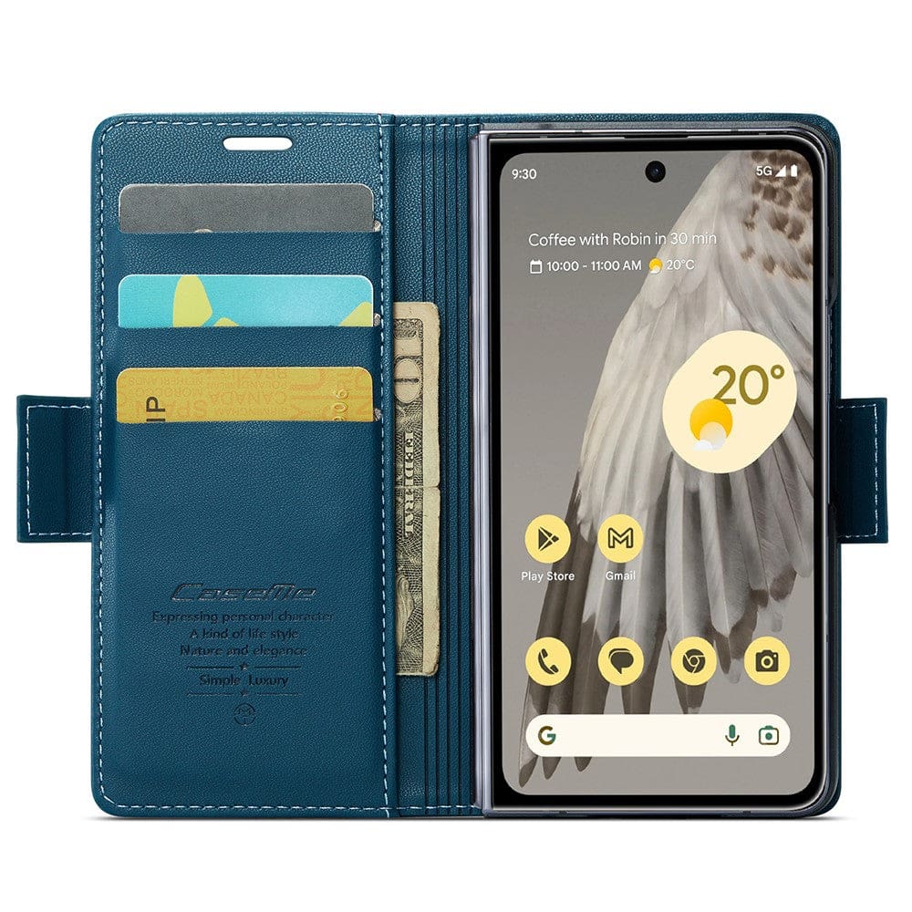 Google Pixel Fold CaseMe 023 Wallet Flip Cover with Magnetic Closing ...