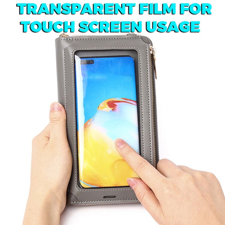 Multi Function Touch Screen Cross Body Phone Wallet 8 Card Slots Noco