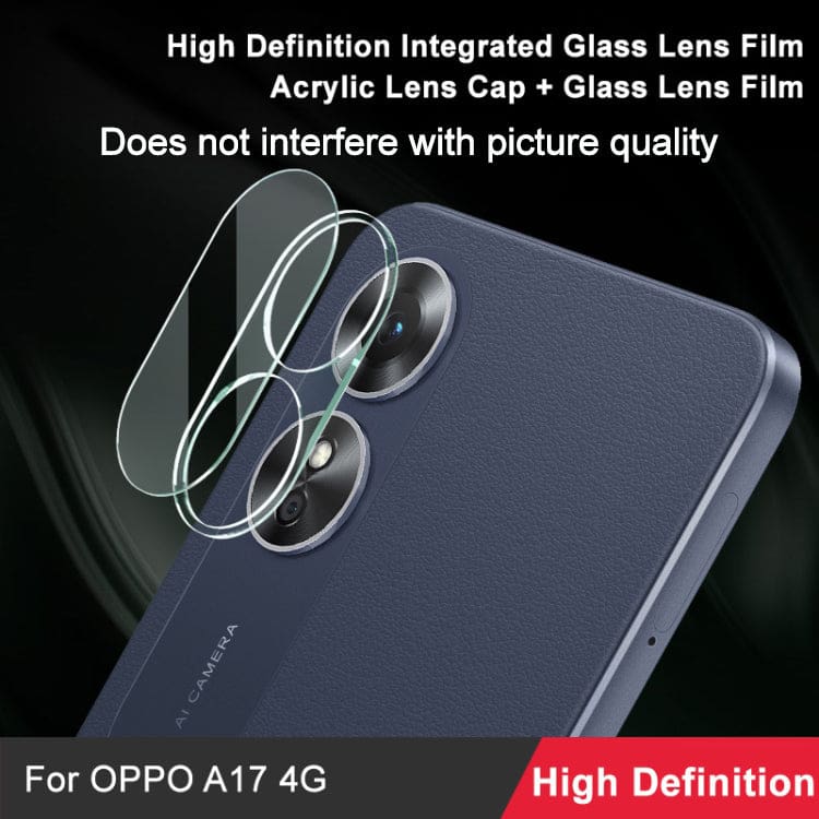 Oppo A17 IMAK Glass Camera Lens Protector and Cap Noco.co.nz – NOCO