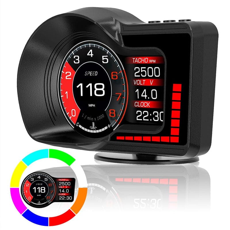 F15 OBD GPS Multifunction Vehicle HUD Display Ambient Light Noco.co.nz ...