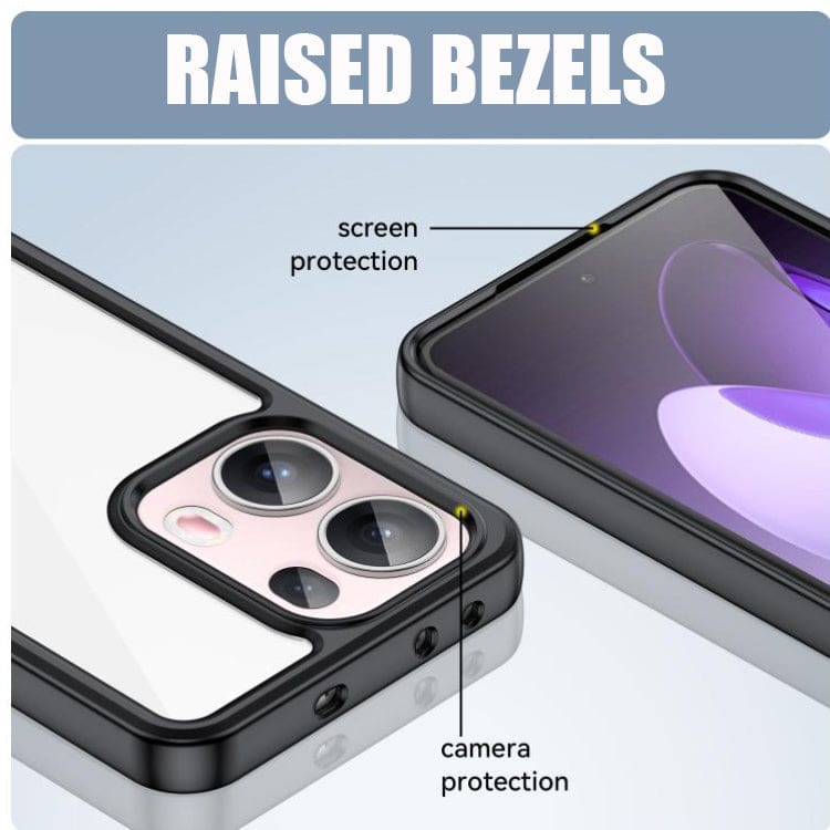 Oppo Reno13 / Reno14 / Reno14 F 5G Acrylic Protective Cover Transparent ...