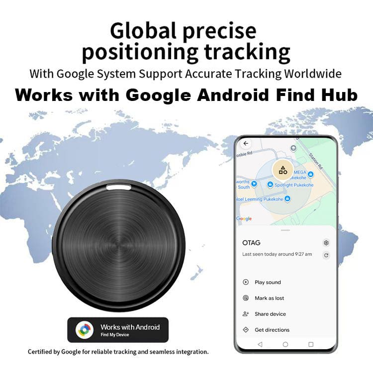 OTAG F8 Tracking Tag for Android Google Find Hub Google Certified Noco ...
