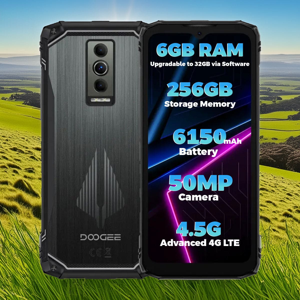Doogee Blade 10 Pro Energy 4G Rugged Phone 6GB RAM + 256GB Noco.co.nz ...
