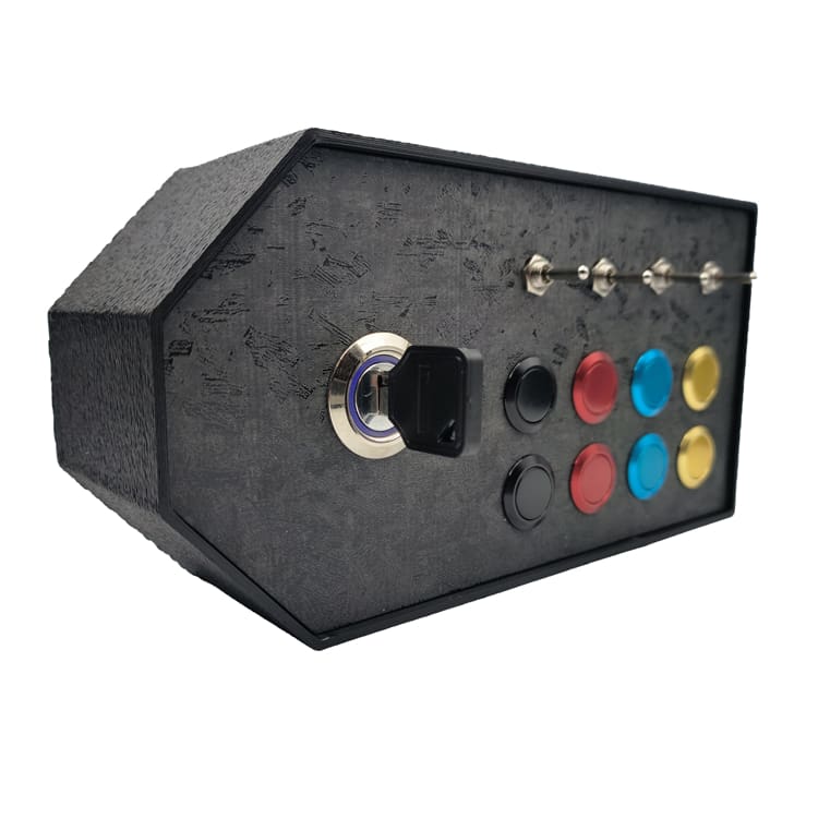 RaceCraftsNZ RC05 Button Box 8x Buttons 4 Switches Realistic Key Switch ...