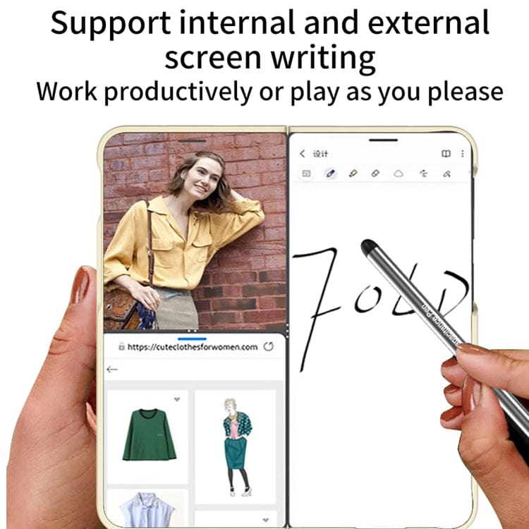 Oppo Find N3 / OnePlus Open Thin Case with Screen Protection and Stylus ...