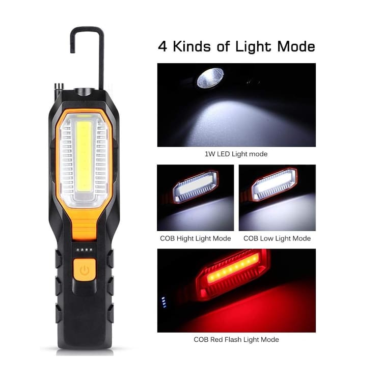 YD6302A Multifunctional COB Work Light – Car Maintenance & Outdoor ...