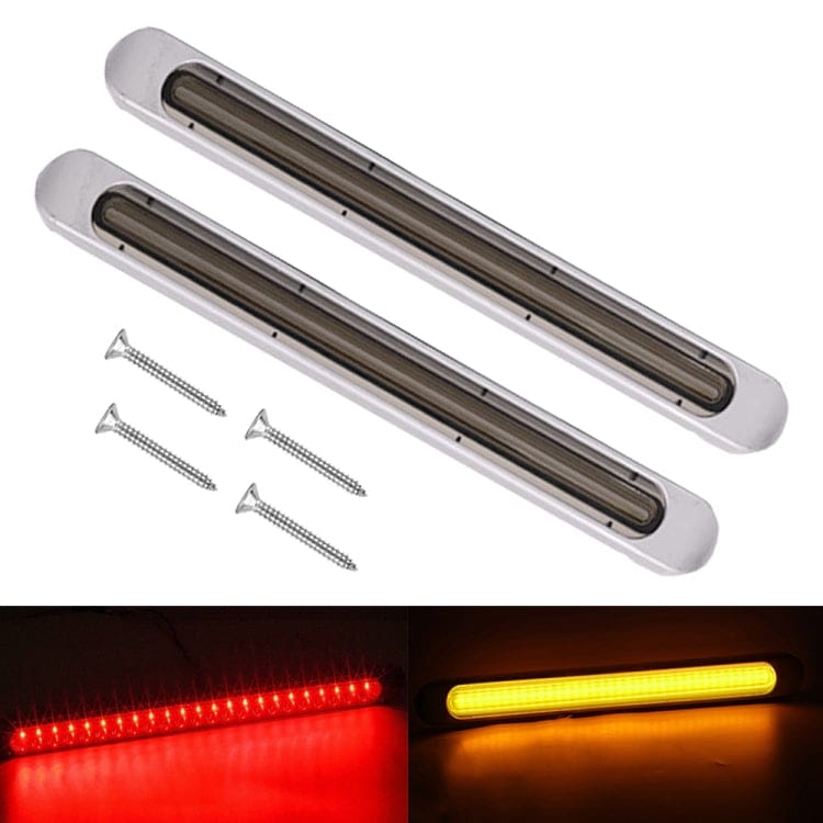 [2 Pack] 72 LED Truck/Trailer Tail Light Kit 72 LED Bulbs 435mm Long ...