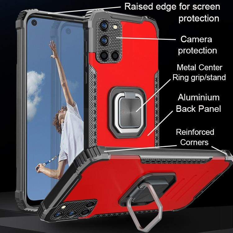 Samsung Galaxy A52 4G / A52 5G / A52S 5G Warrior Rugged Case Aluminium ...